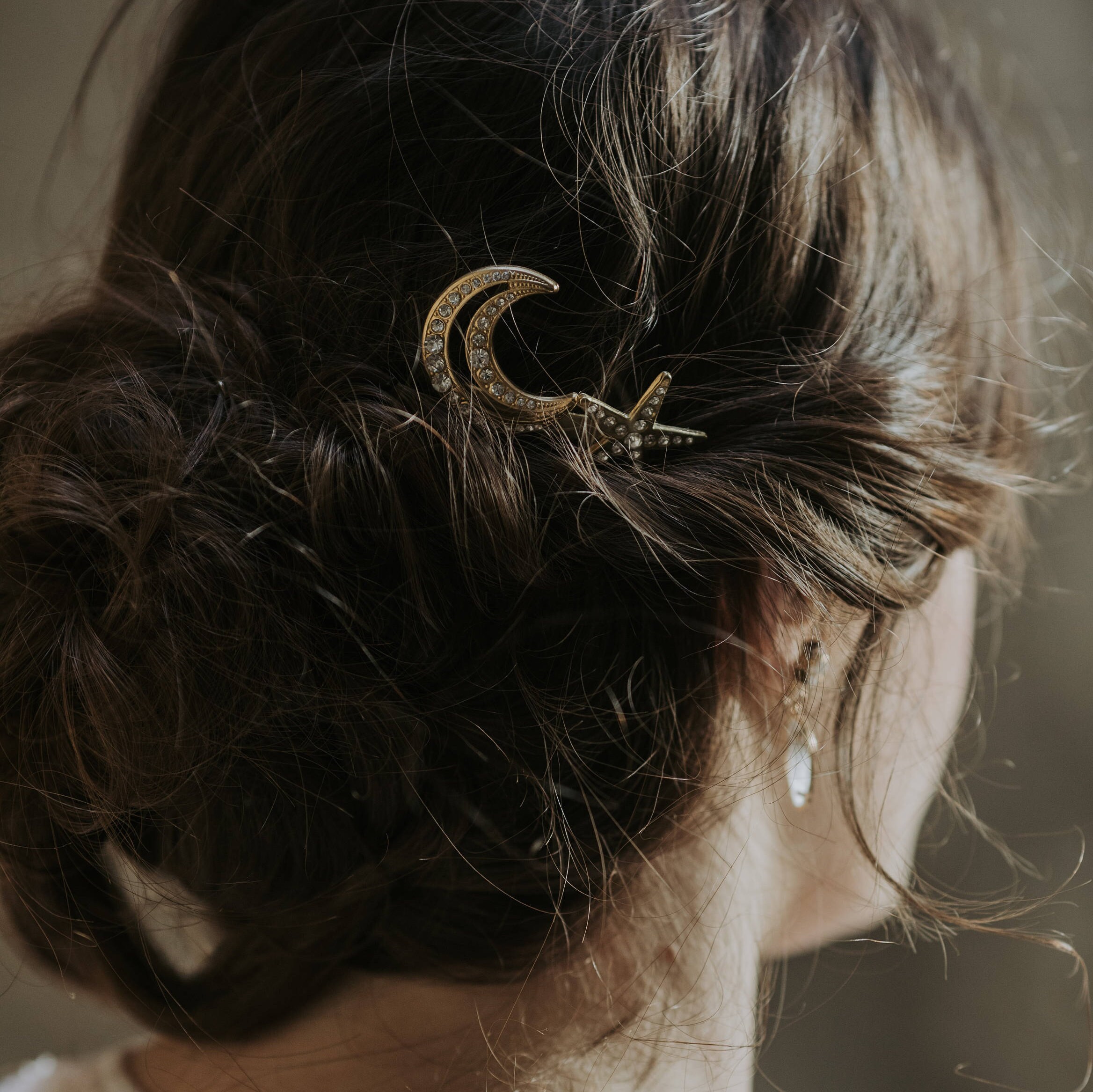 Callisto Moon and Stars Gold Hair Comb Celestial Bride Moon - Etsy