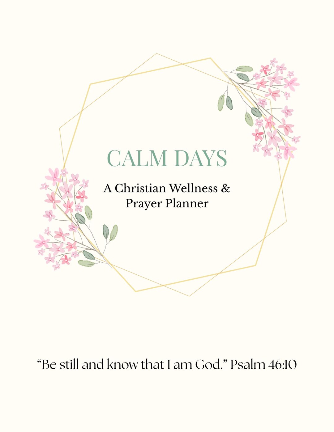 Christian Prayer & Wellness Planner | Faith-based Anxiety Journal ...