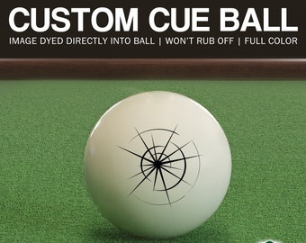 USA Custom Pool and Billiard Cue Ball Great Gift for | Etsy