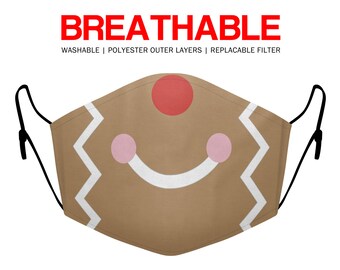 Gingerbread Mask | Etsy