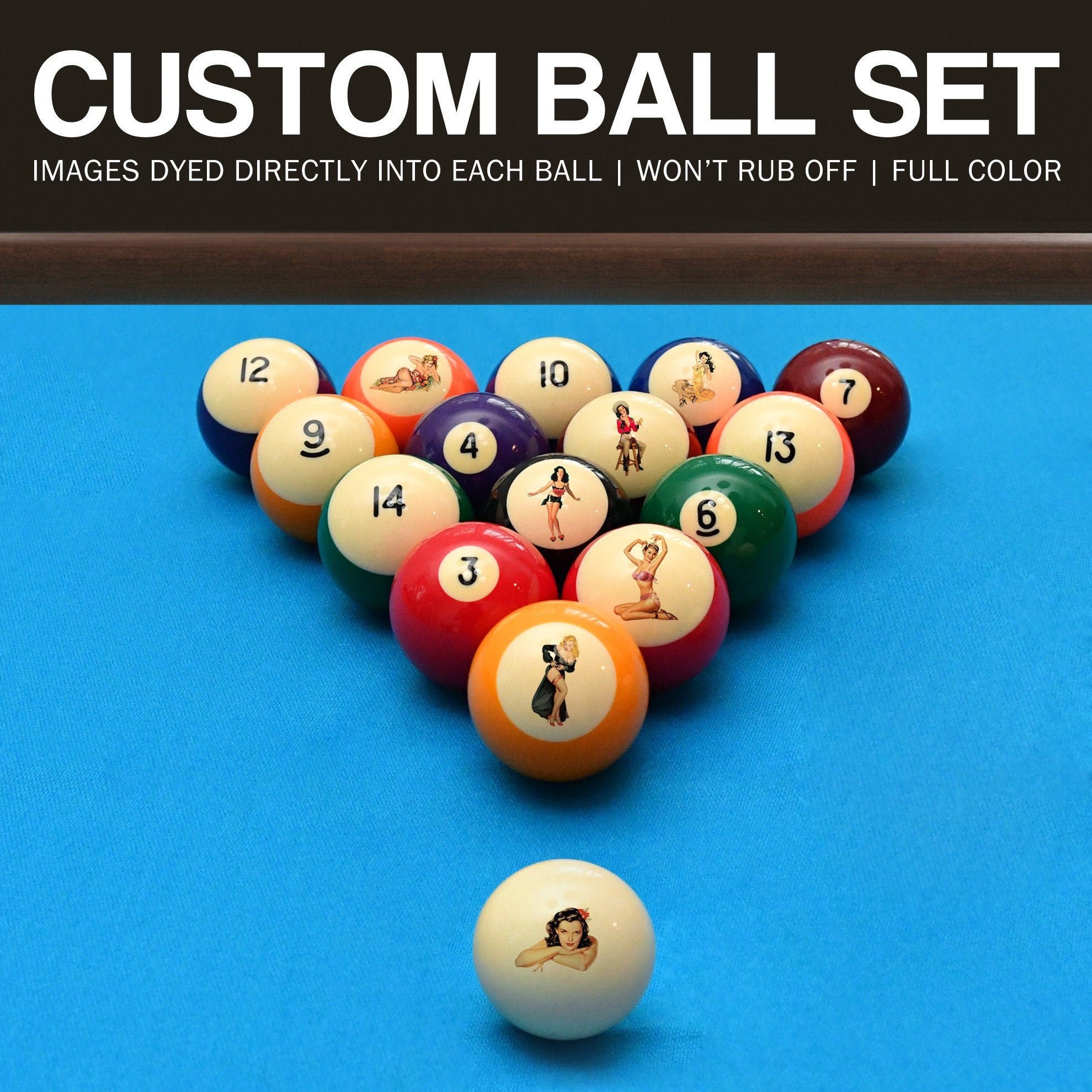 Custom Pool Ball Sets