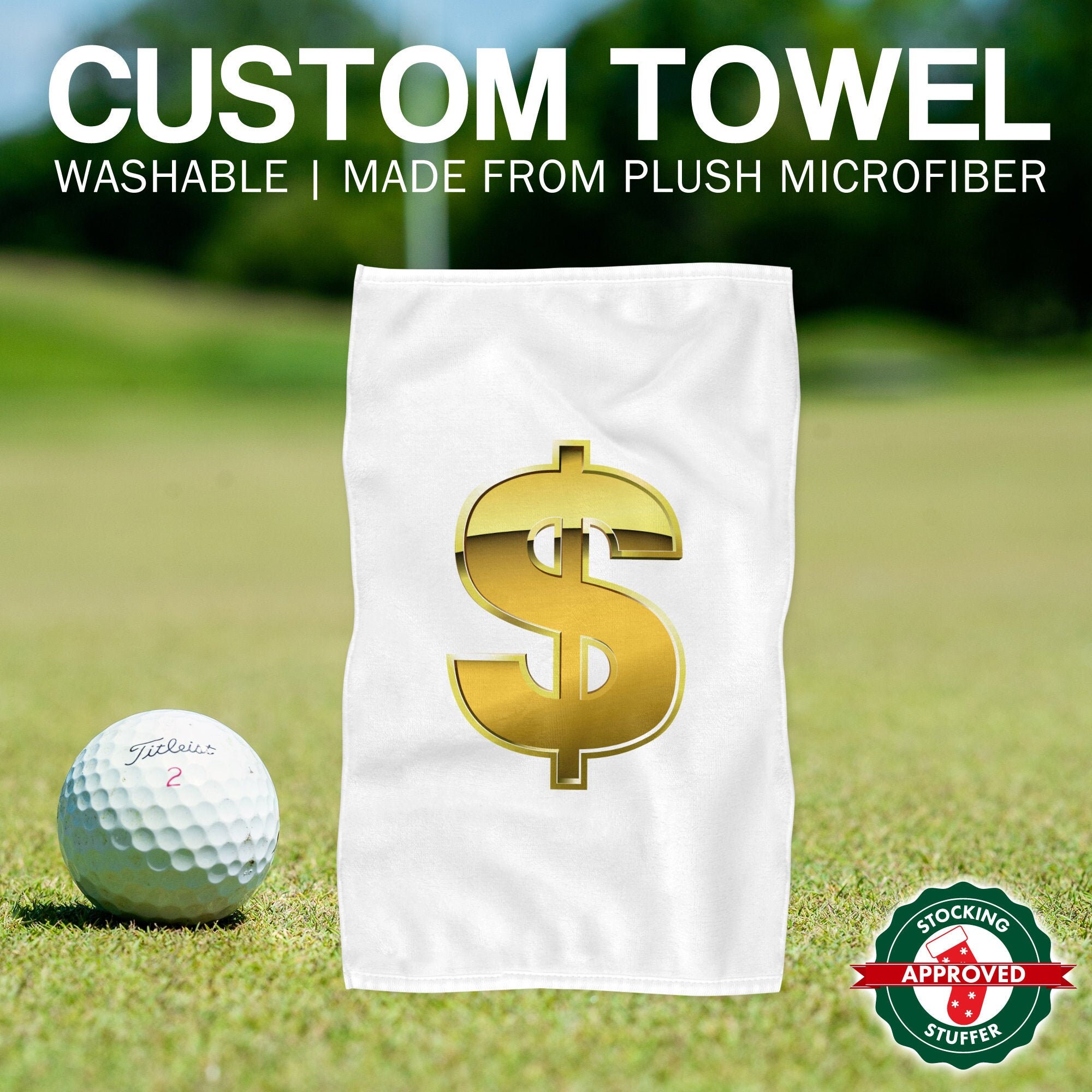 Dollar Sign Plush Microfiber Velour Towel Great Gift for | Etsy