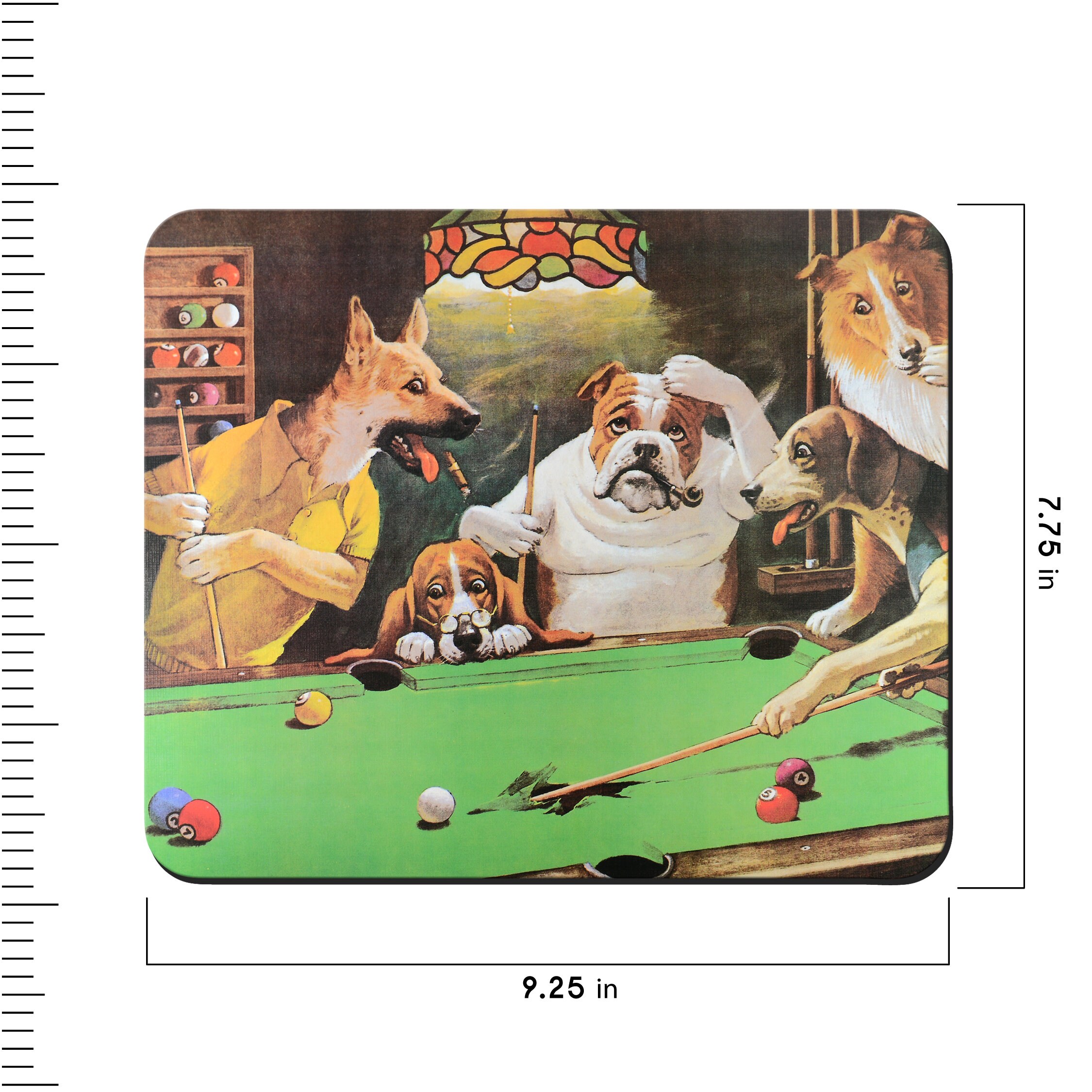 Jack the Ripper Dogs Playing Pool Mousepad Gift for Birthday | Etsy