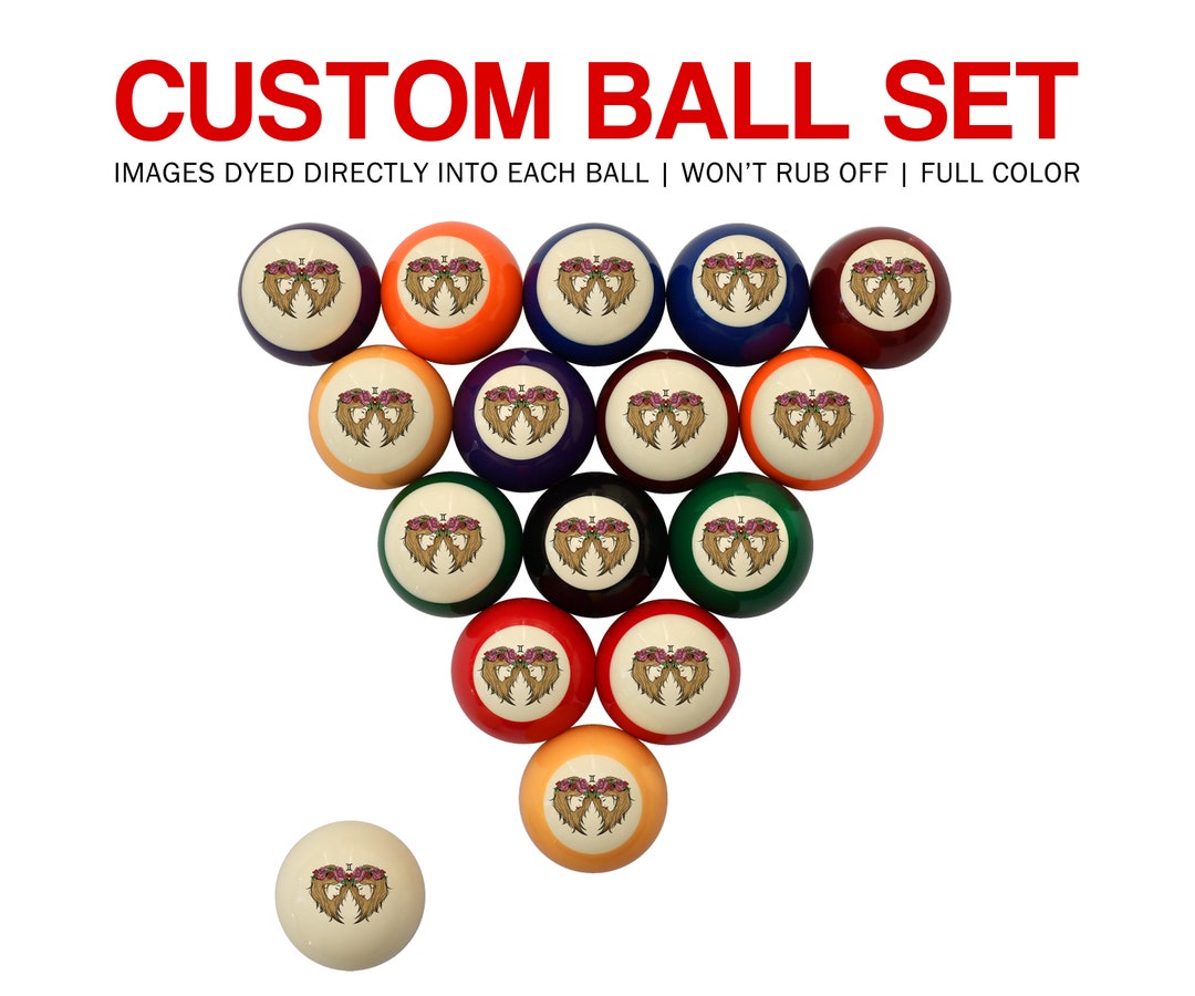 Gemini Zodiac Astrology Custom Billiard and Pool Ball Set Great for ...