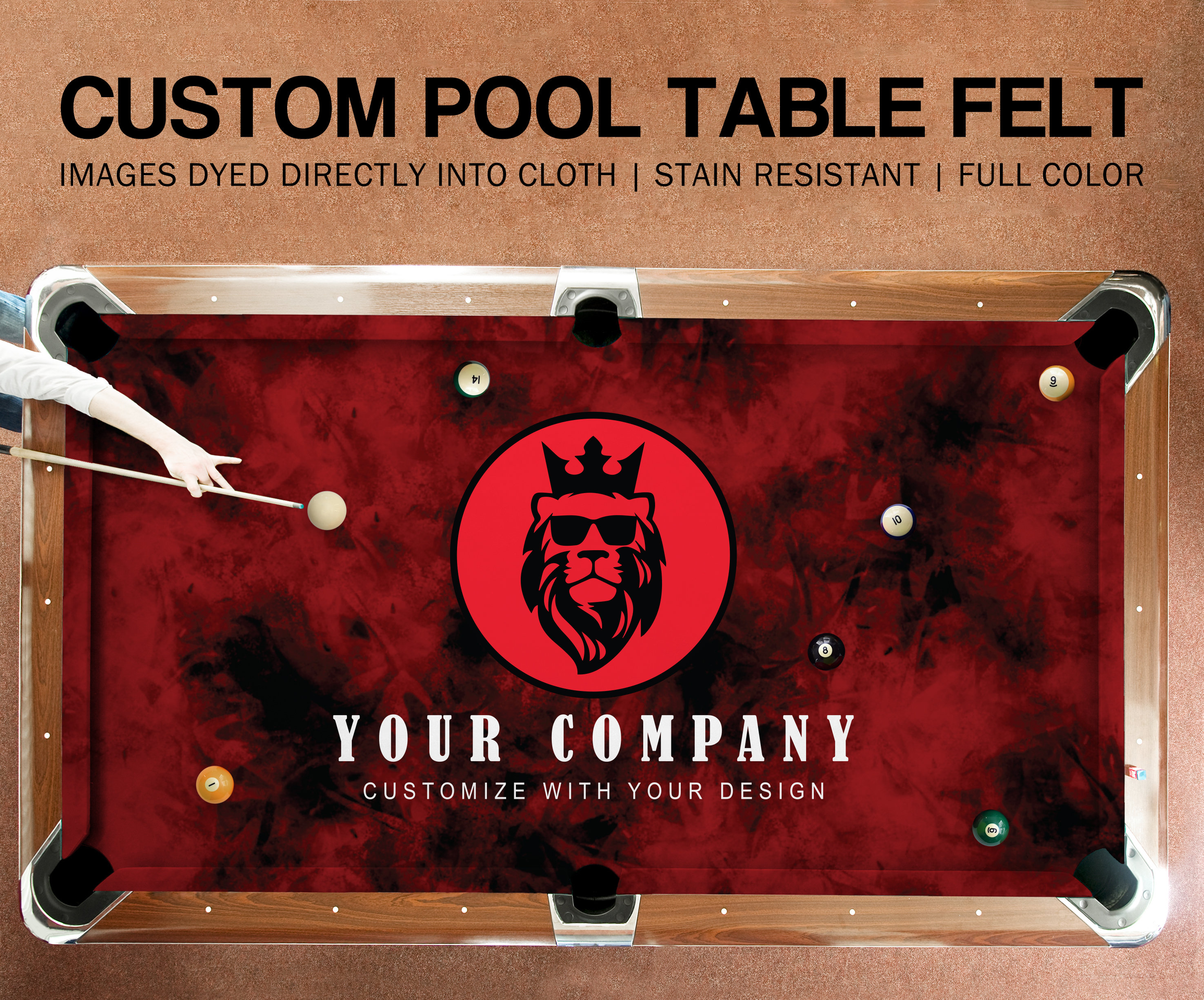 Custom Pool Table Felt
