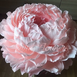 Large Crepe Paper Flowers Giant Paper Flowers Wall Decor | Etsy