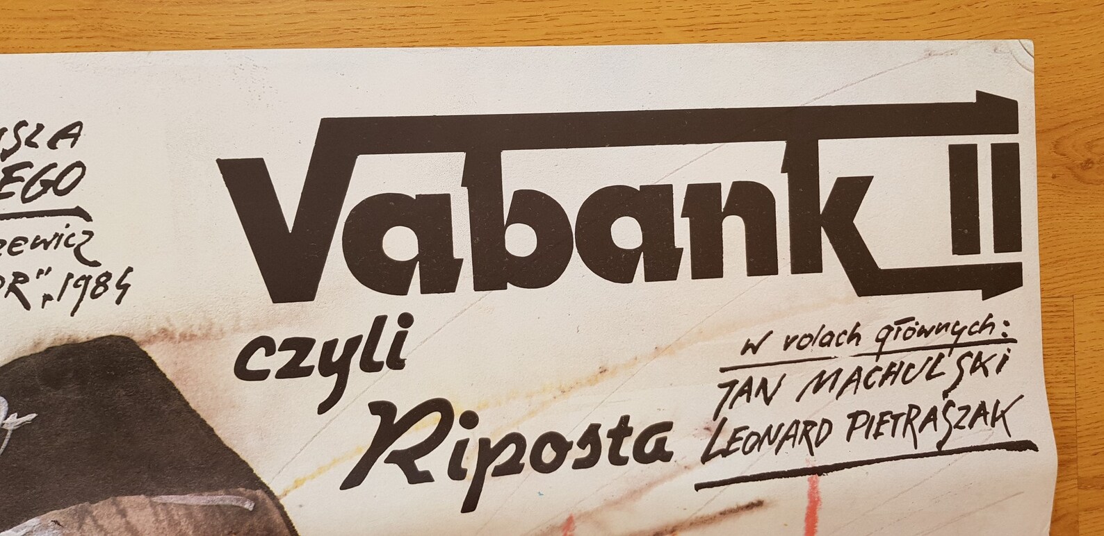 Vabank 2 ORIGINAL 1984 Polish Movie Poster Juliusz Machulski | Etsy