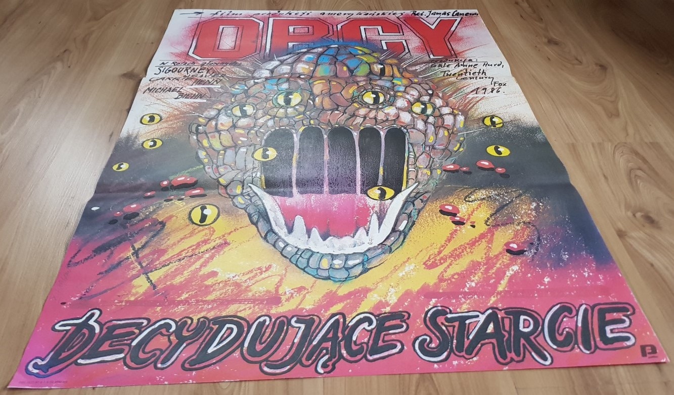 ALIENS, Polish Poster, Movie Poster, Vintage Poster, by Pagowski, Rare ...