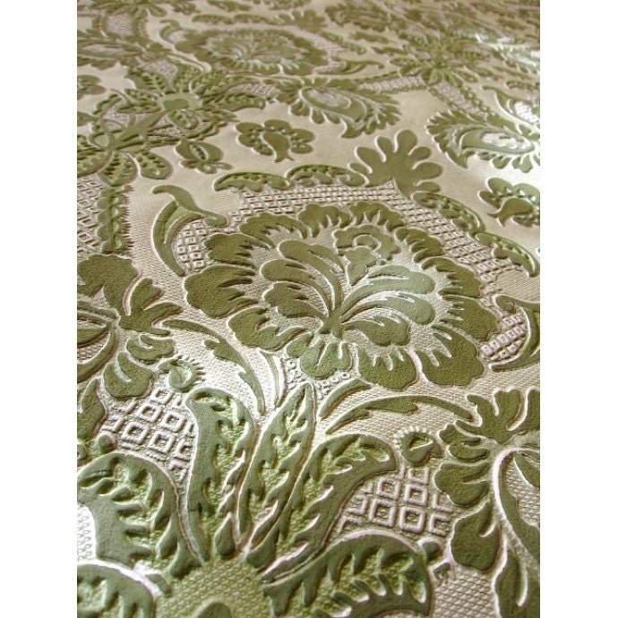 Vintage Wallpaper by the Metre - 70s Wallpaper - Embossed Vintage 70s ...