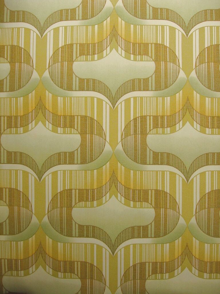 Vintage Wallpaper by the metre 70s Wallpaper Vinyl | Etsy