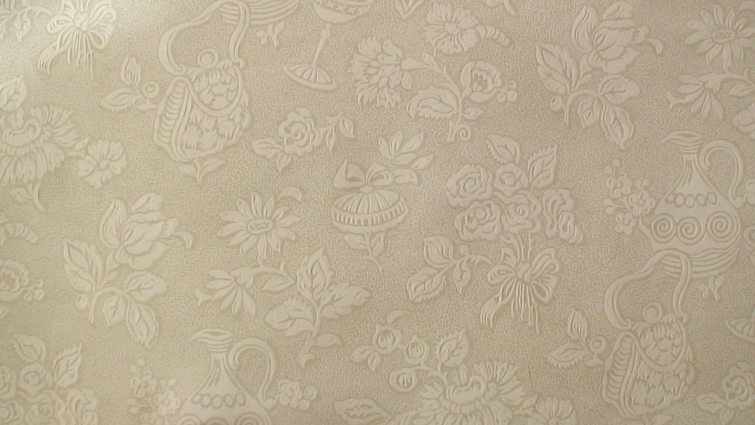 Vintage Wallpaper by the Metre - 40s Wallpaper - 1940s Italian ...