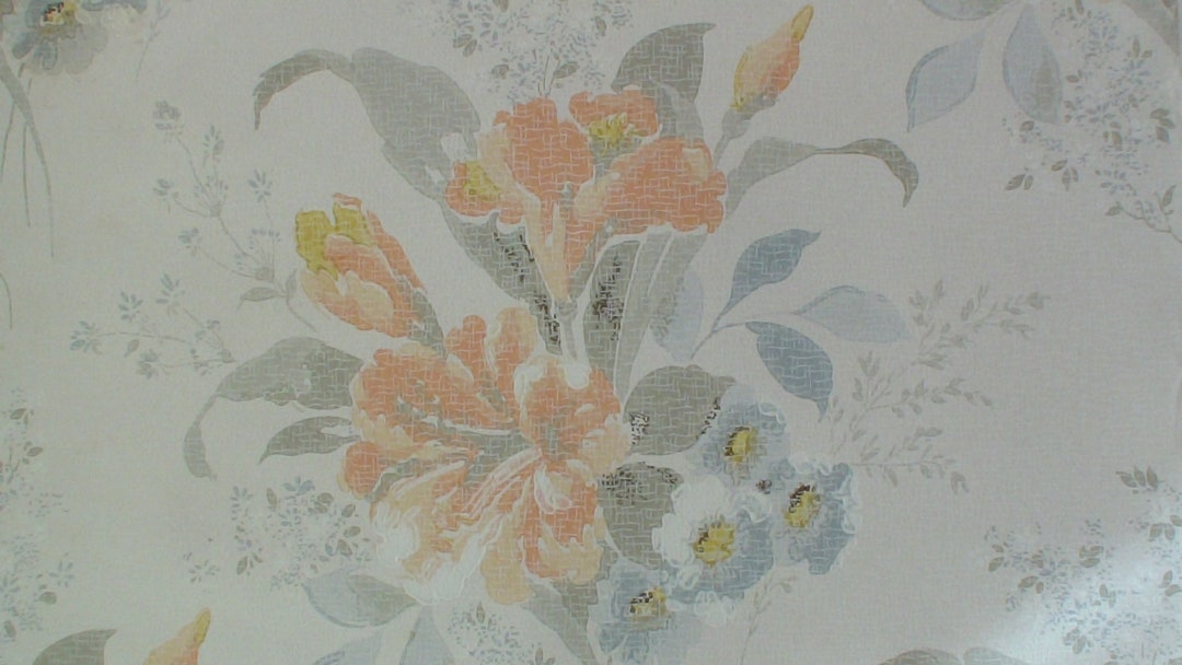 Vintage Wallpaper by the Metre - 40s -50s Wallpaper - Vintage Wallpaper ...