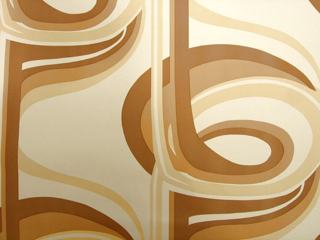 Authentic Original Vintage Wallpapers - 1970s Vintage Wallpaper by the ...
