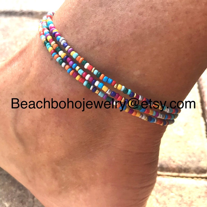 Boho Anklet - Etsy