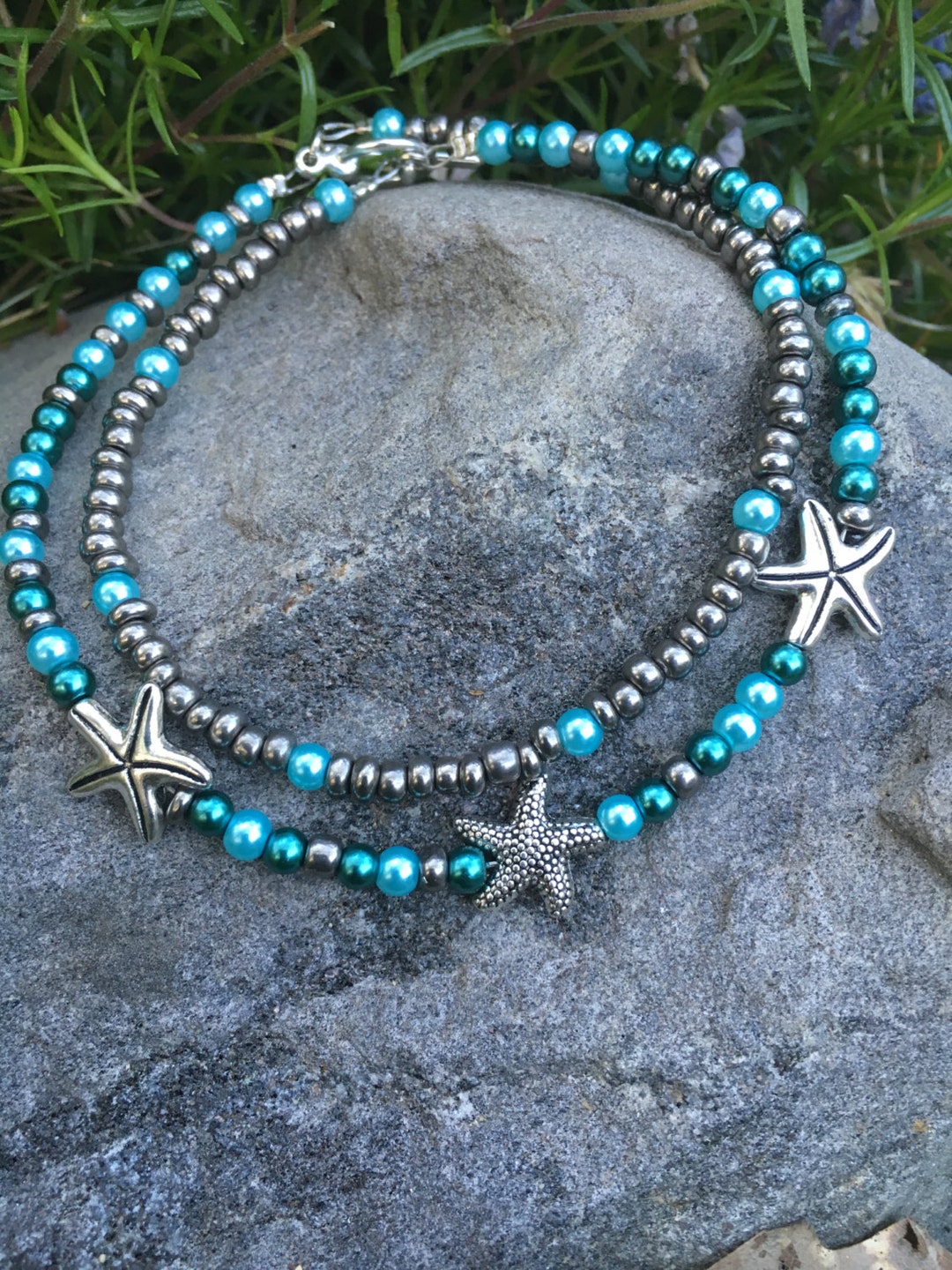 Ankle Bracelet, Beach Anklet, Starfish Anklet, Ankle Jewelry, Unique ...