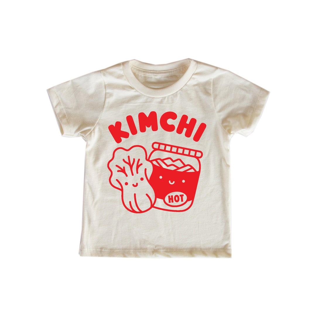 Kids Kawaii Shirt, Kimchi Kawaii Shirt, Organic Kids Shirt, Gender ...