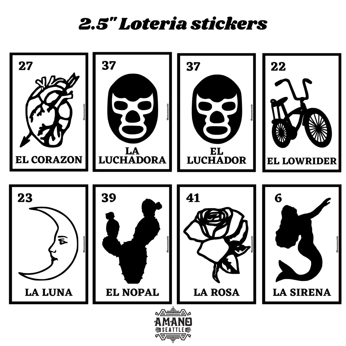 El Corazon the Heart Loteria Inspired Sticker Decal for MacBook Mac ...
