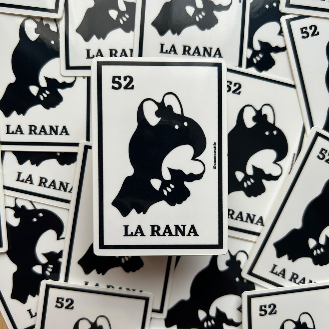 La Rana the Frog Super Mario Bros Inspired Nintendo Loteria Sticker ...