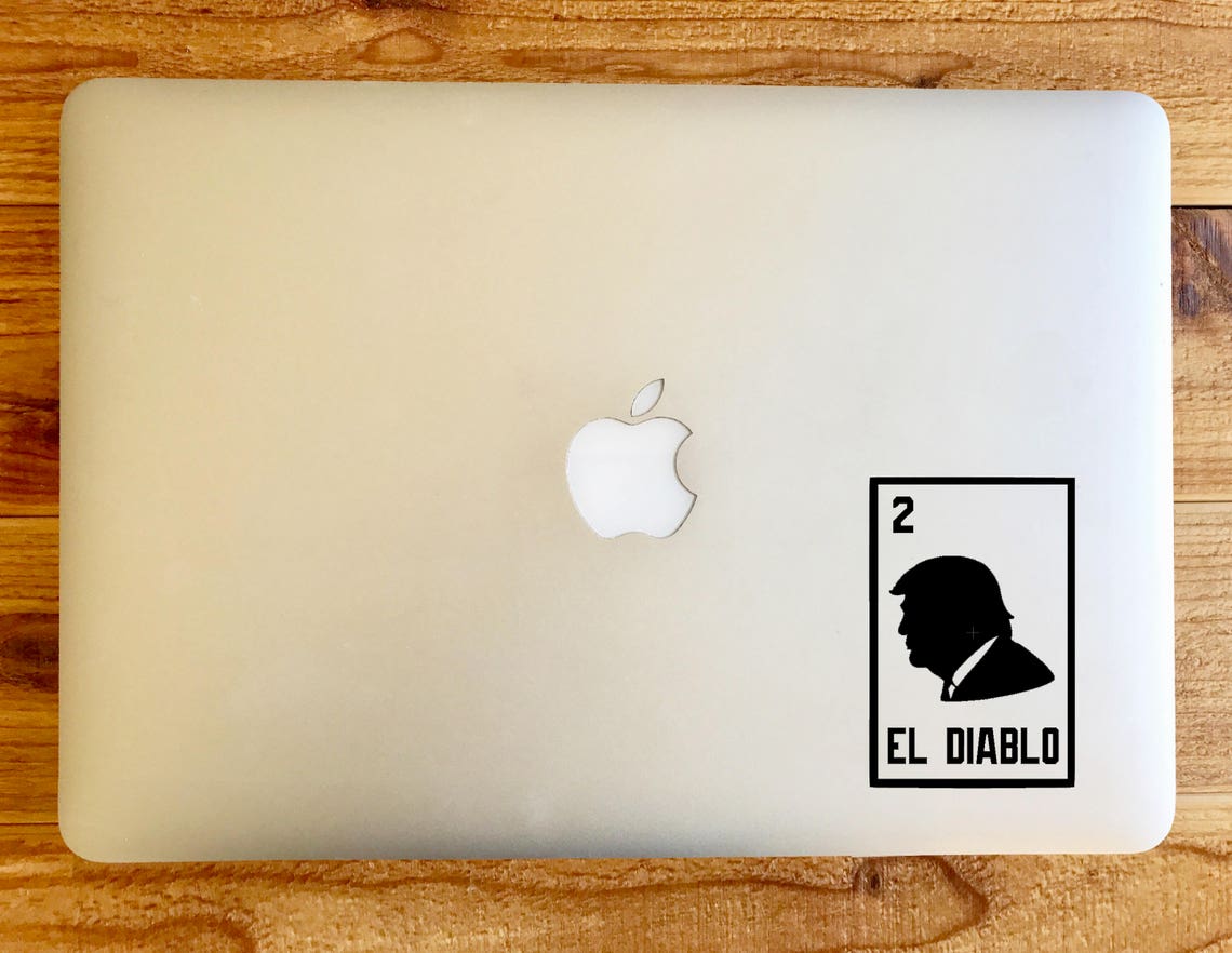 El Diablo the devil Donald Trump loteria sticker decal for | Etsy