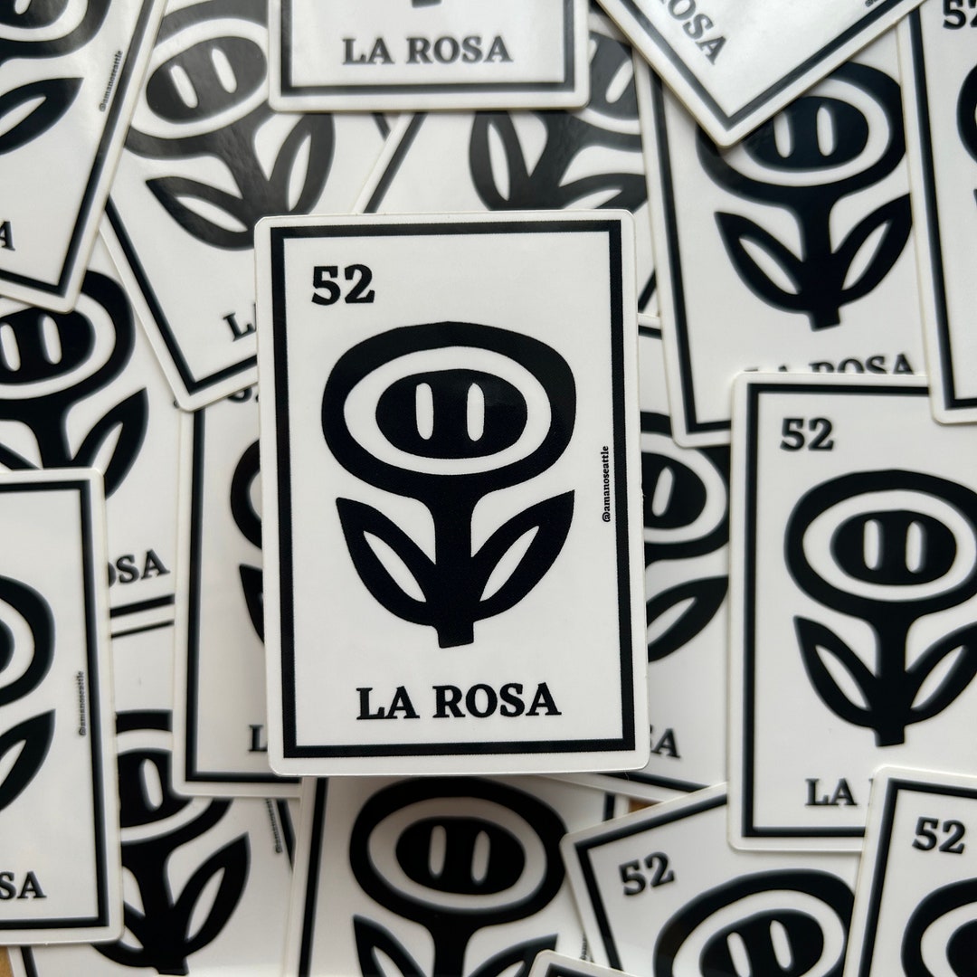 La Rosa the Rose Super Mario Bros Inspired Nintendo Loteria Sticker ...
