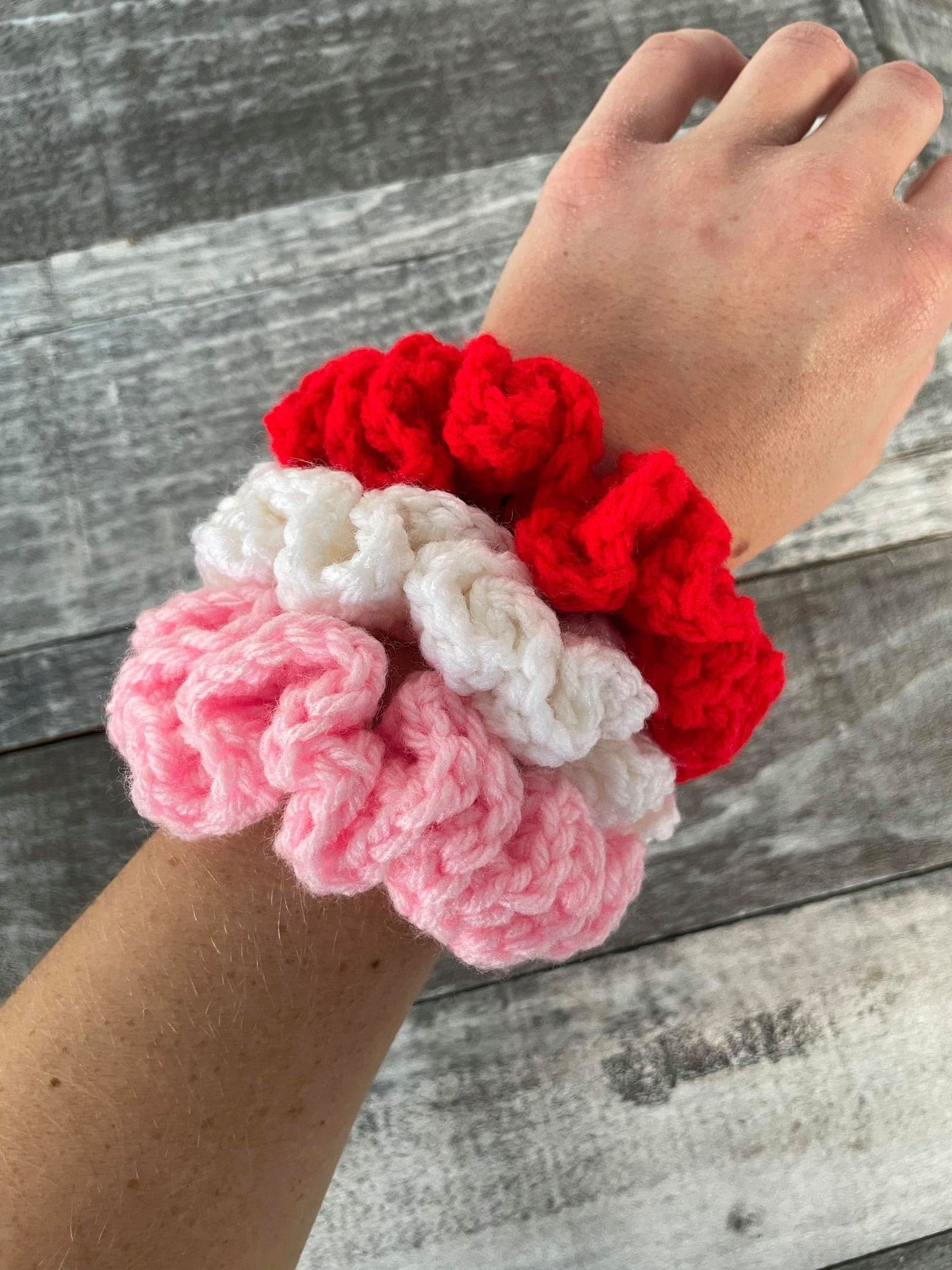 Crochet Hair Scrunchies Crochet Scrunchies Crocheted | Etsy