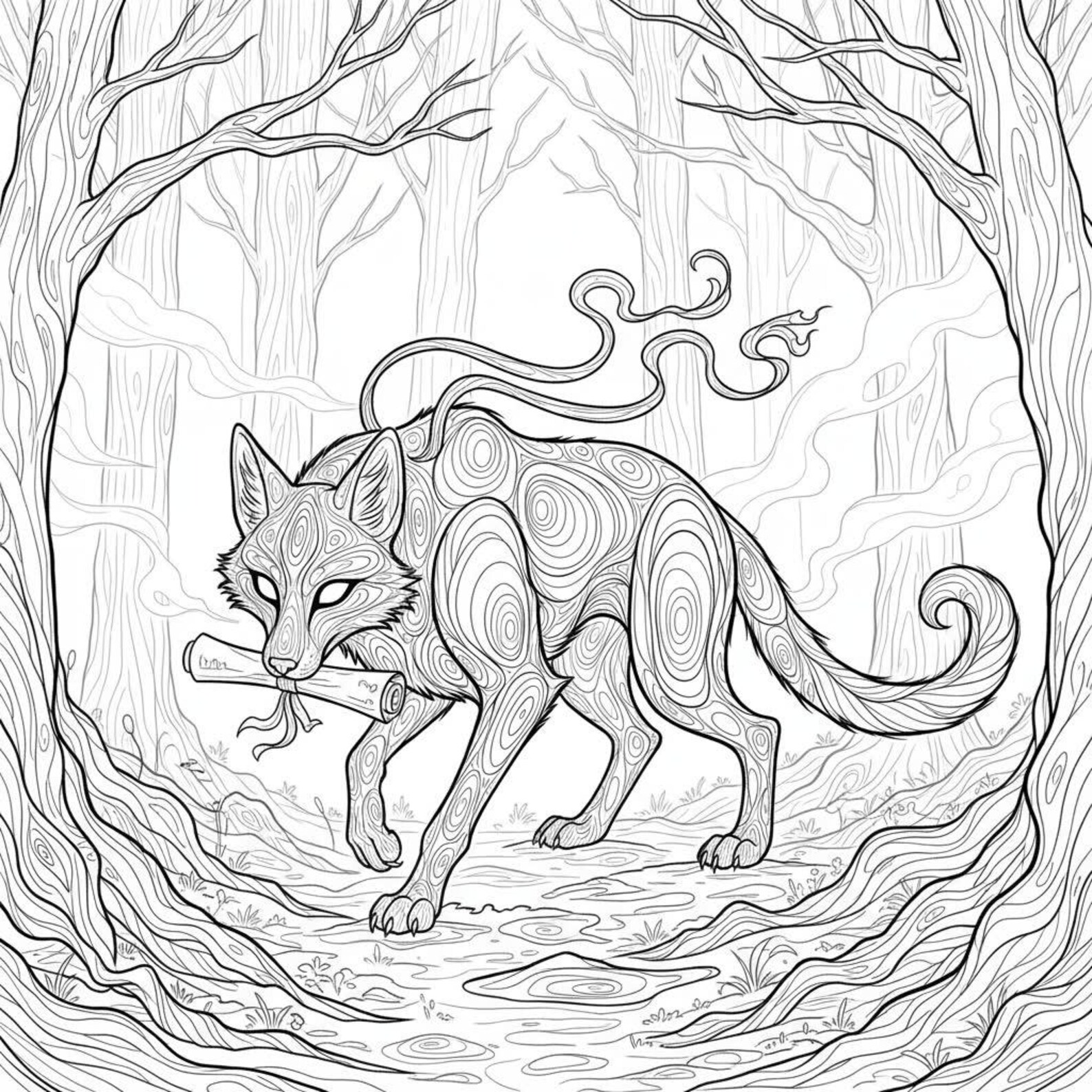 The Chilluminati - Familiars in Action: Digital Coloring Book - Etsy
