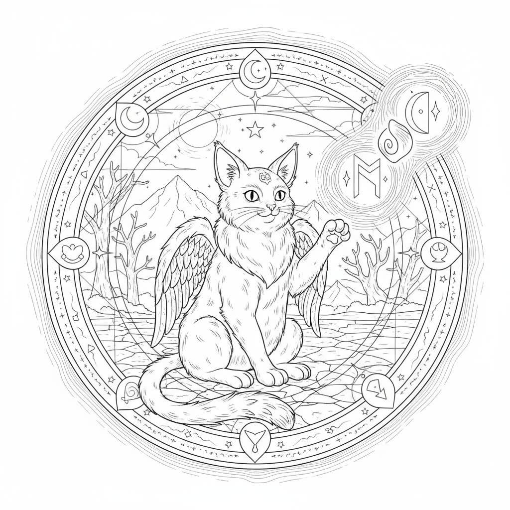 The Chilluminati - Familiars in Action: Digital Coloring Book - Etsy