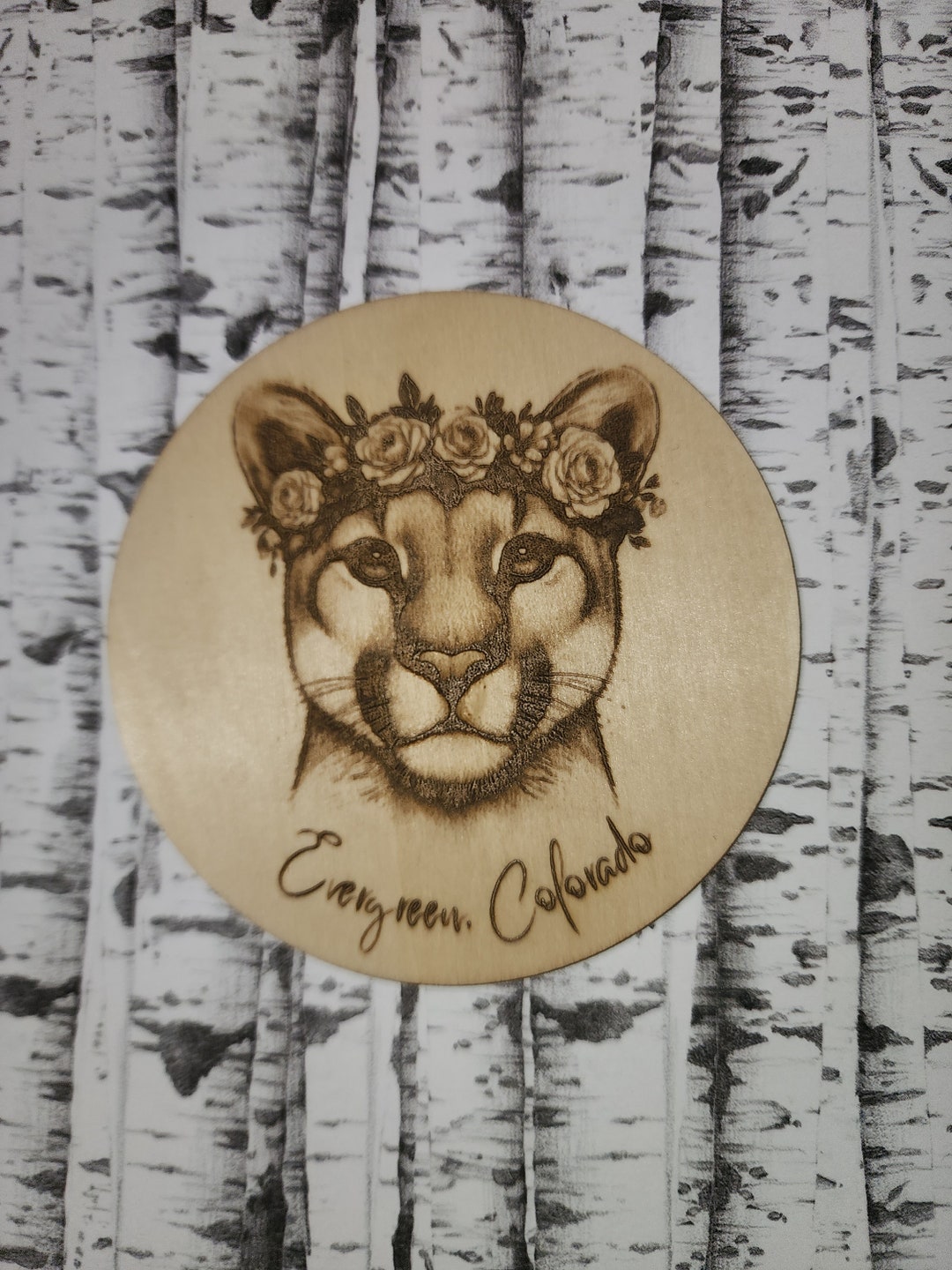 Evergreen, Colorado Collection: Cougar (magnet or Coasters) - Etsy