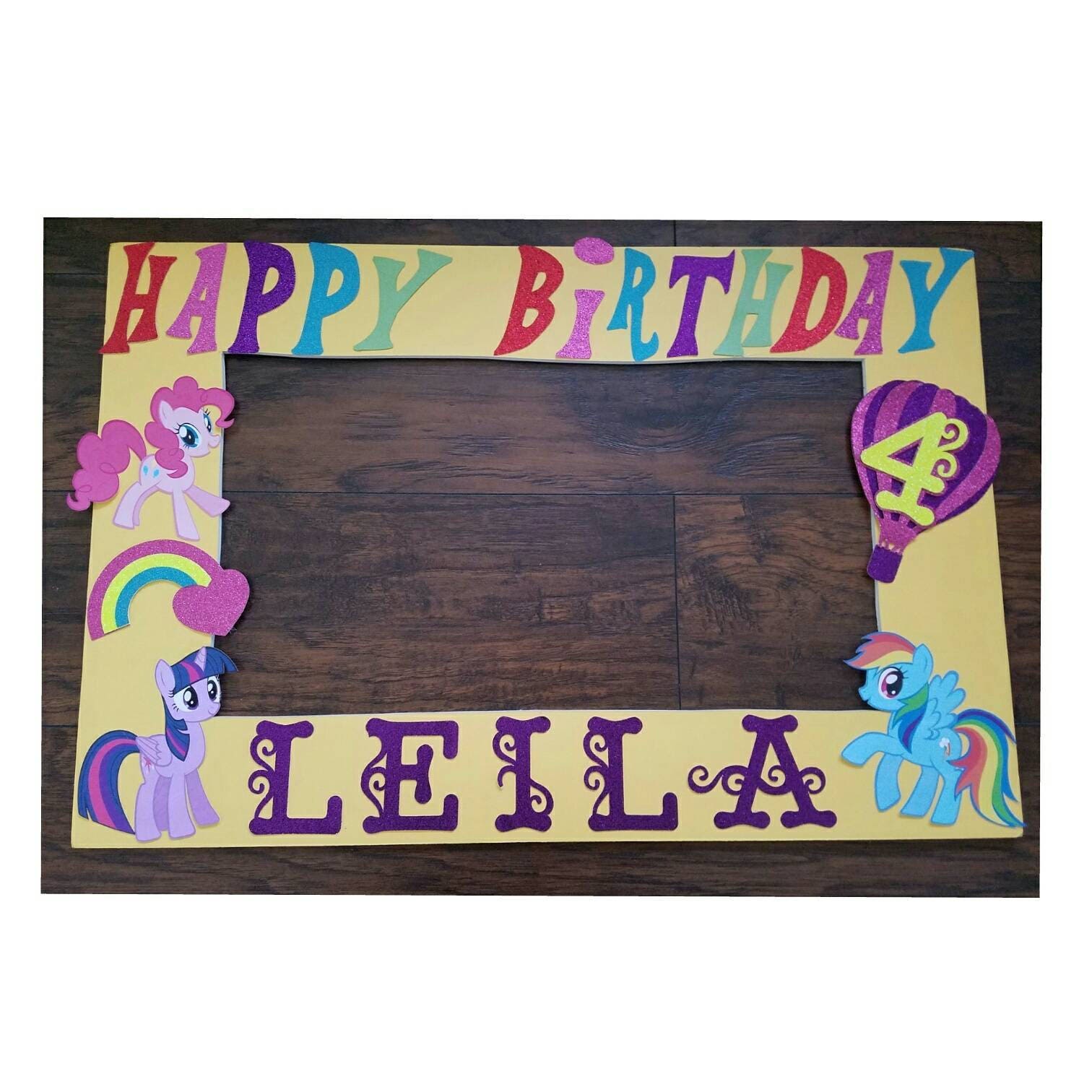 My Little Pony Photo Booth Frame Prop my little pony | Etsy