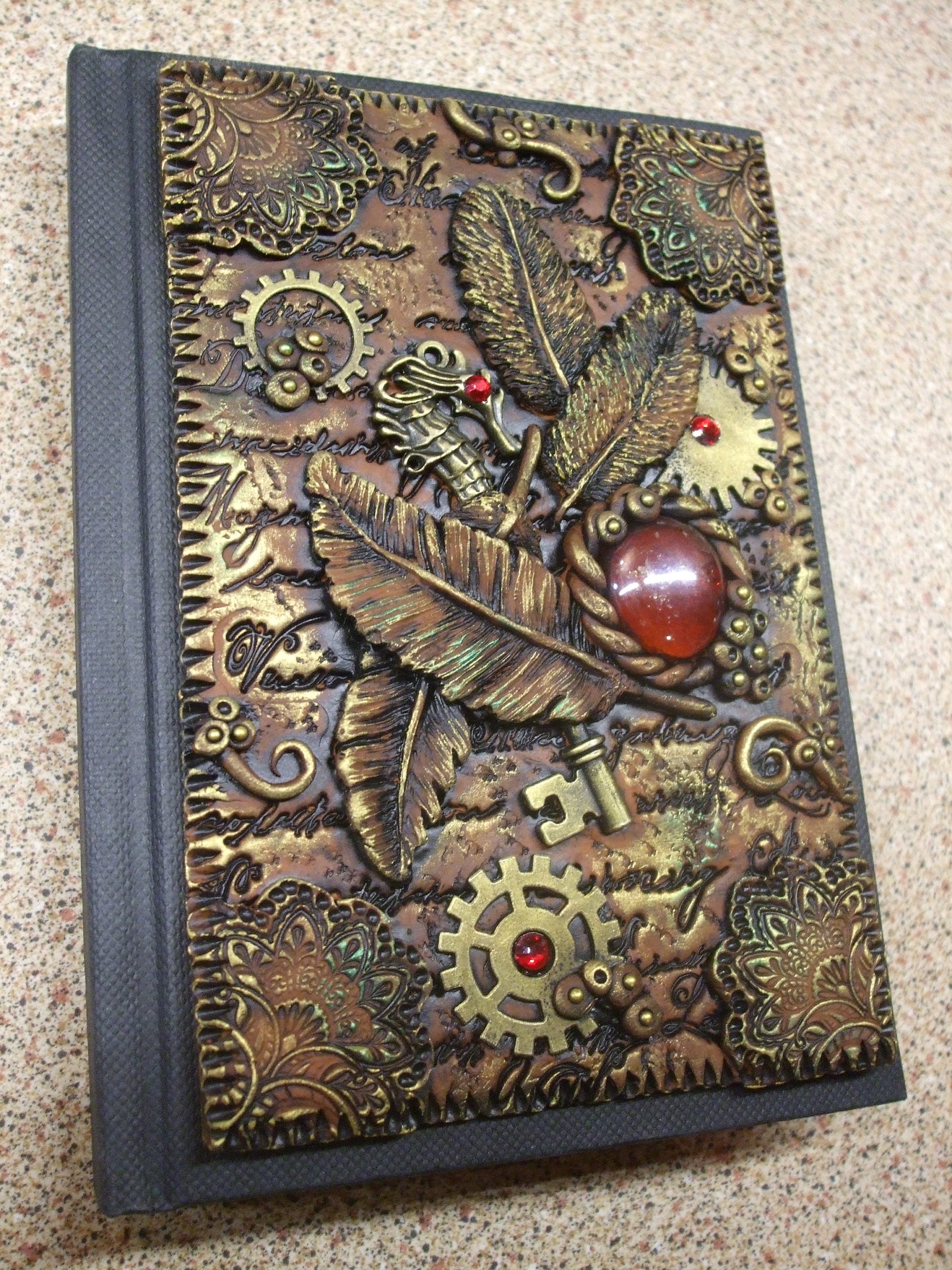 Steampunk Journal/sketchbook A6 - Etsy