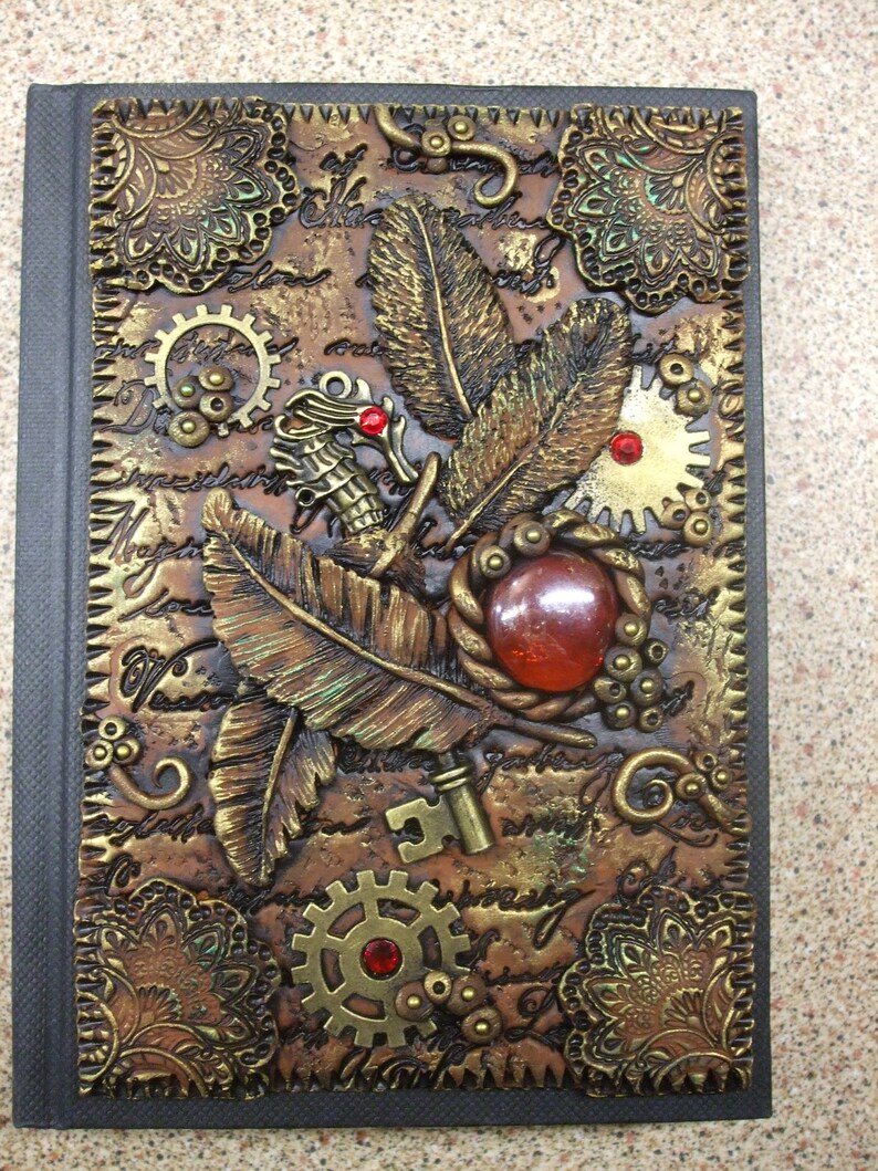 Steampunk Journal/sketchbook A6 - Etsy
