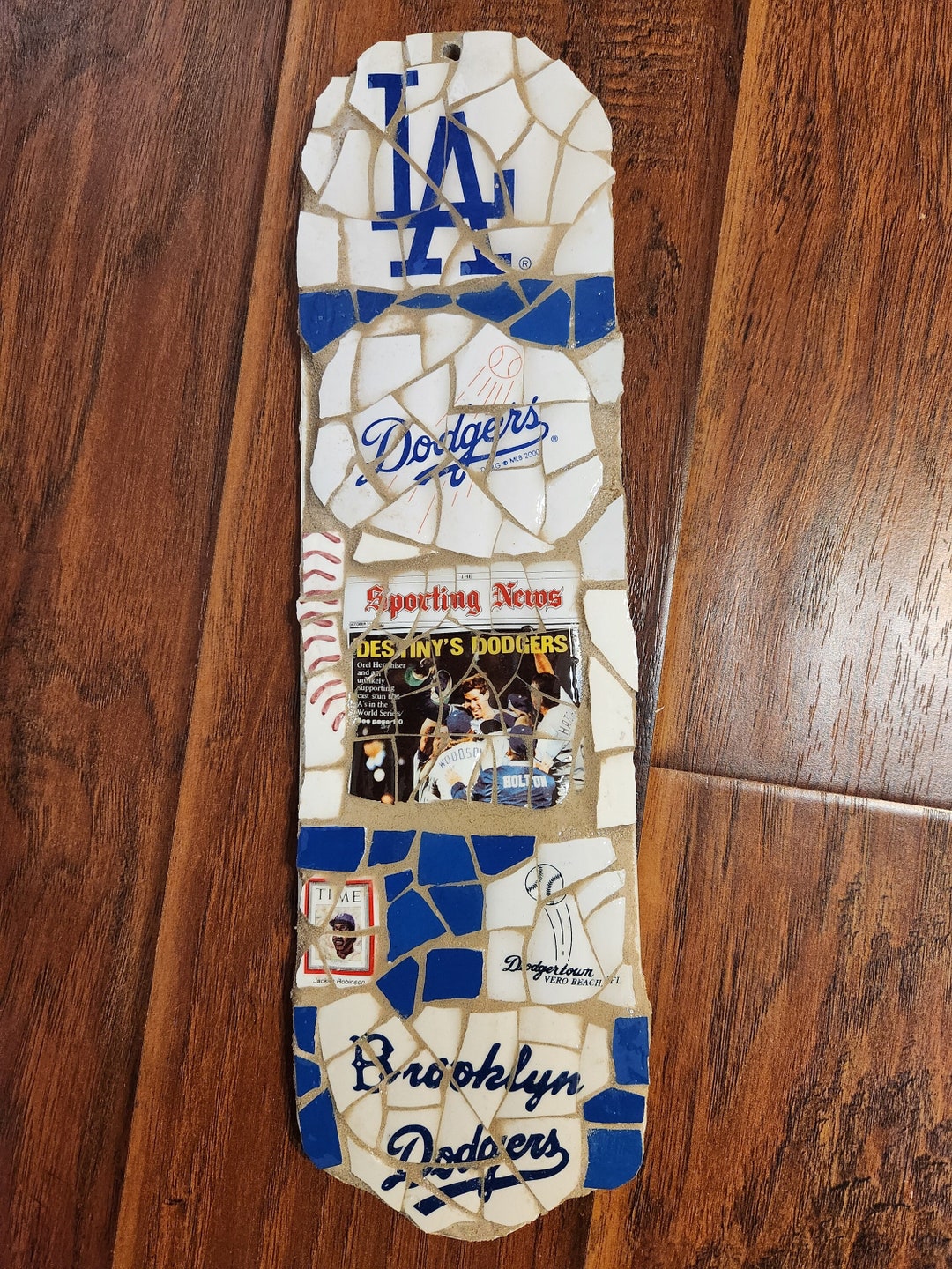 LA Dodgers fan Mosaic - Etsy