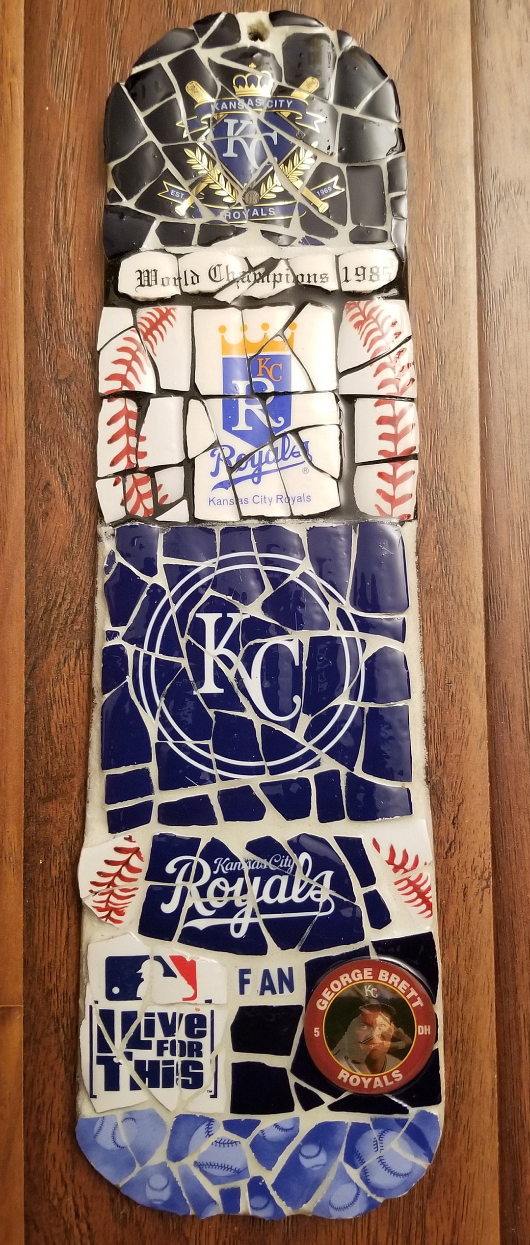 Kansas City Royals "fan" Mosaic - Etsy
