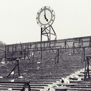 Arsenal FC A3 Minimalist Graphic Design Art Print - Highbury "clock End ...