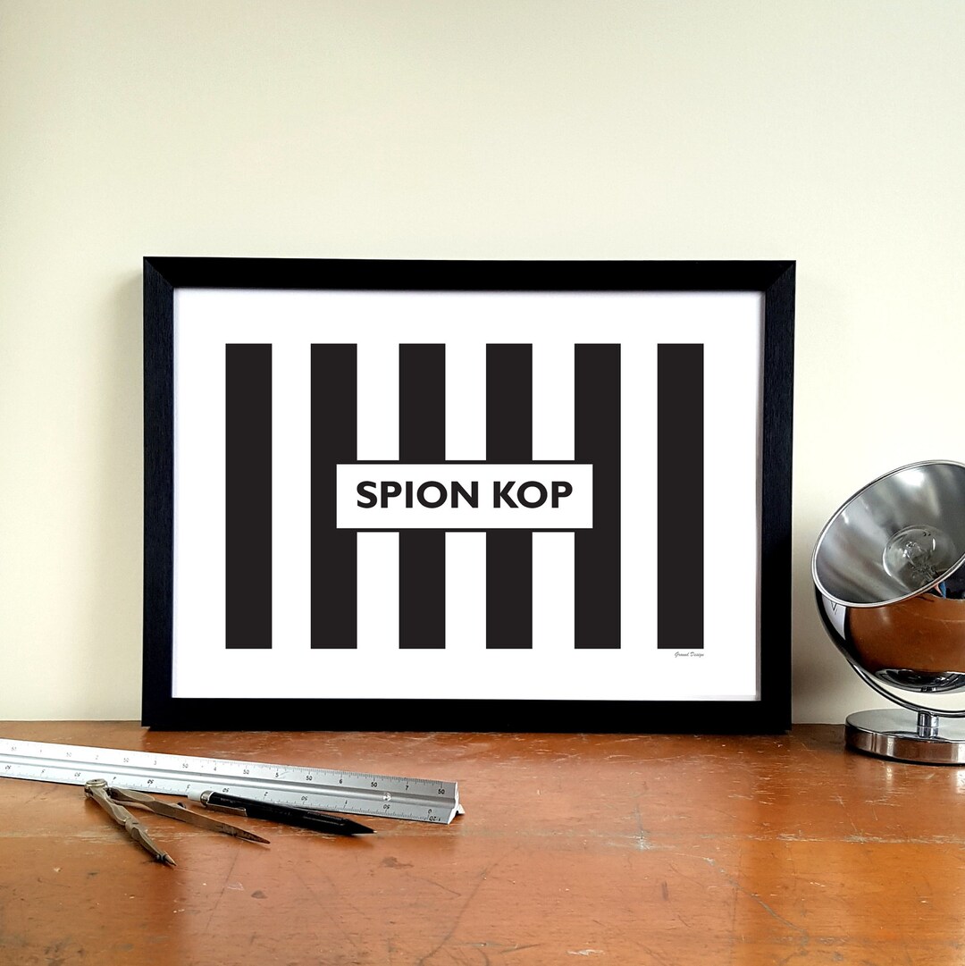 Notts County A3 Minimalist Graphic Design Art Print - Meadow Lane ...