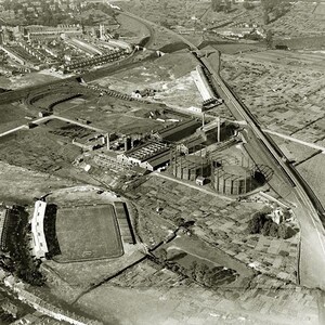 Bristol Rovers Minimalist Graphic Design Mug - Eastville "gasometers ...