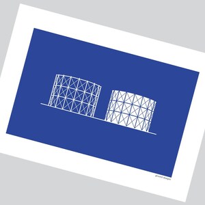 Bristol Rovers Minimalist Graphic Design Mug - Eastville "gasometers ...
