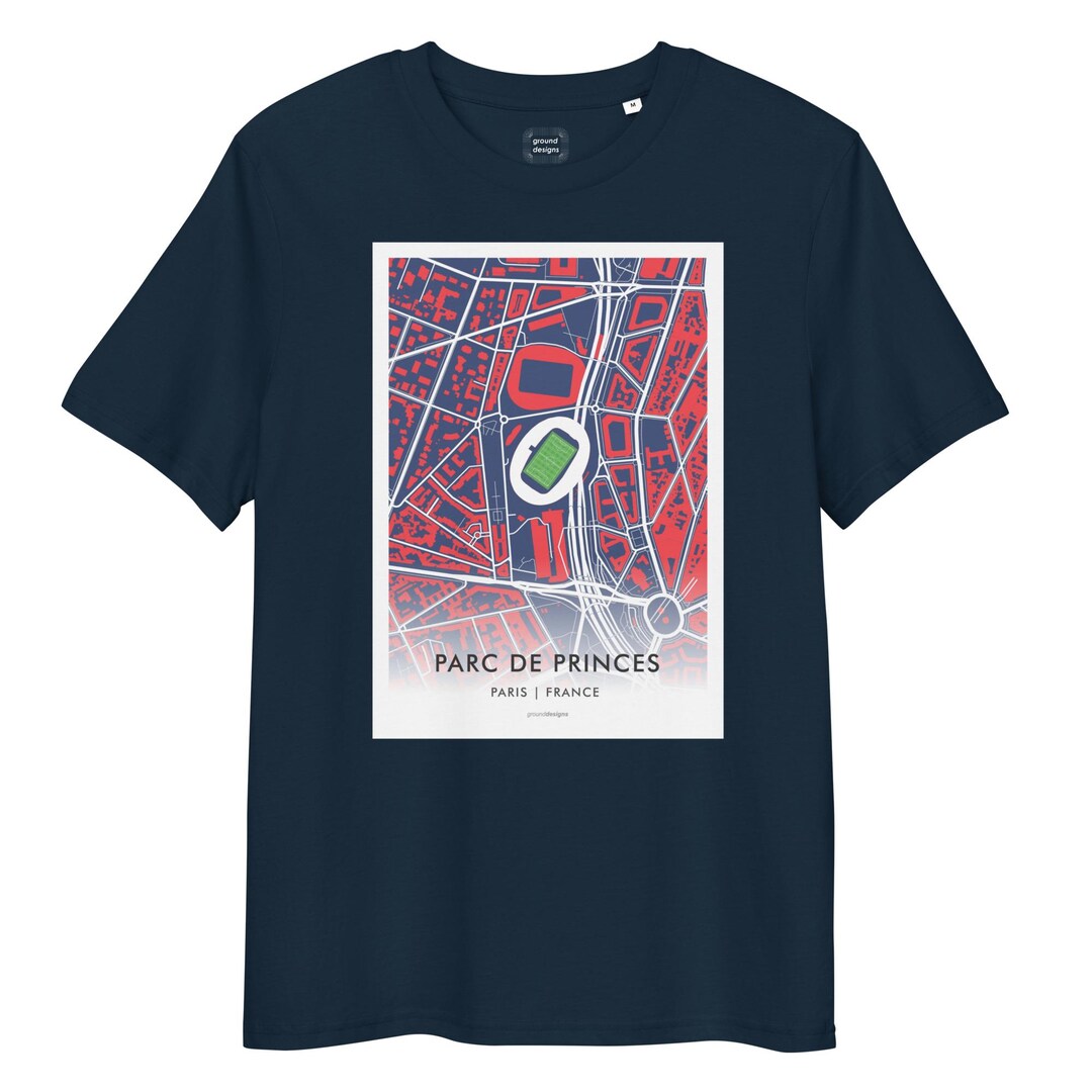 Parc Des Princes Stadium Map T-shirt – PSG Fan Apparel - Etsy