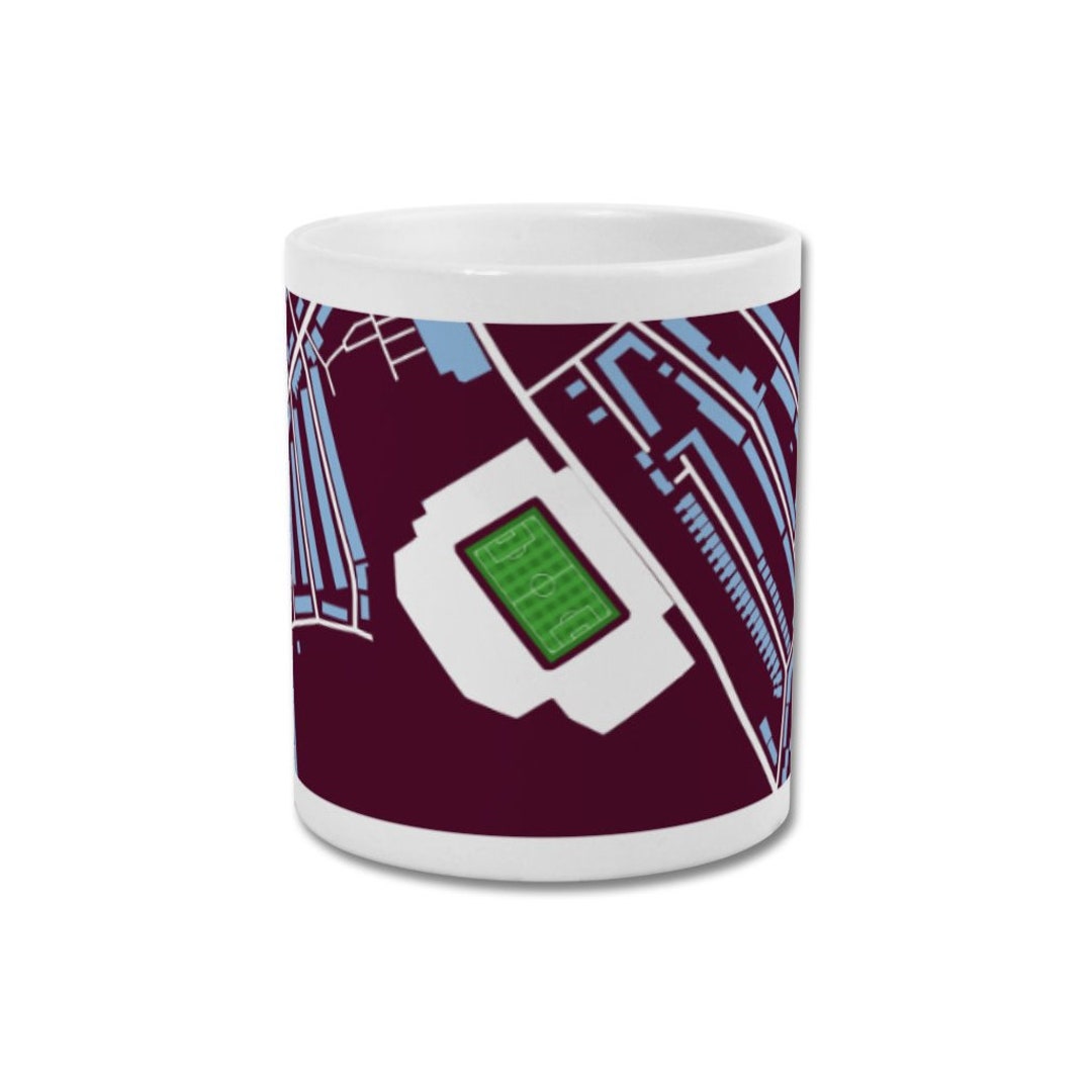 ASTON VILLA Mug Villa Park Stadium Map Football Gift AVFC - Etsy