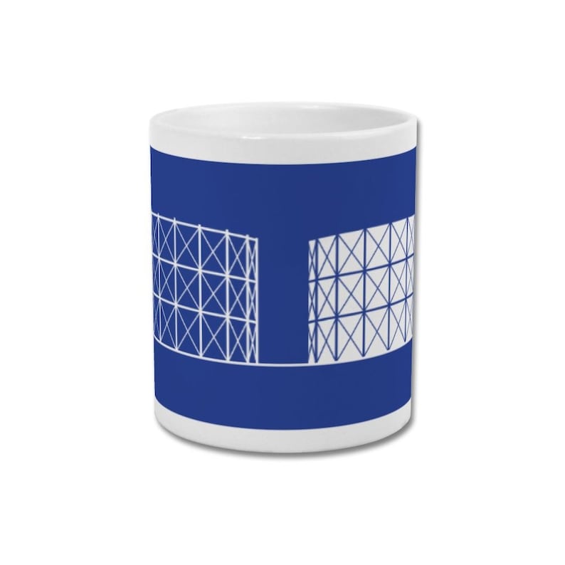 Bristol Rovers Minimalist Graphic Design Mug - Eastville "gasometers ...