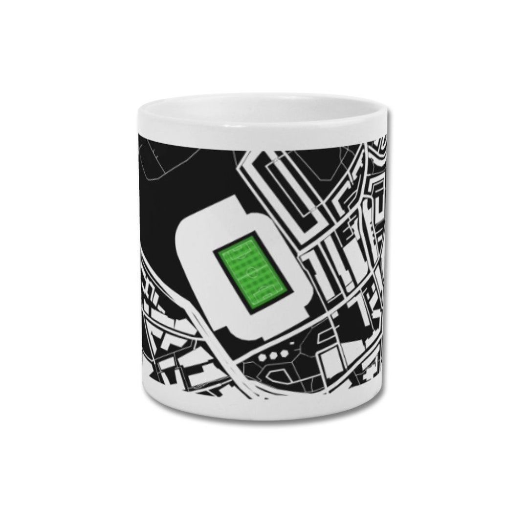 NEWCASTLE UNITED Mug - St James' Park Stadium Map - Football Gift NUFC ...