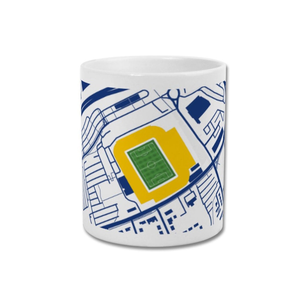 LEEDS UNITED Mug - Elland Road Stadium Map - Football Gift LUFC - Etsy