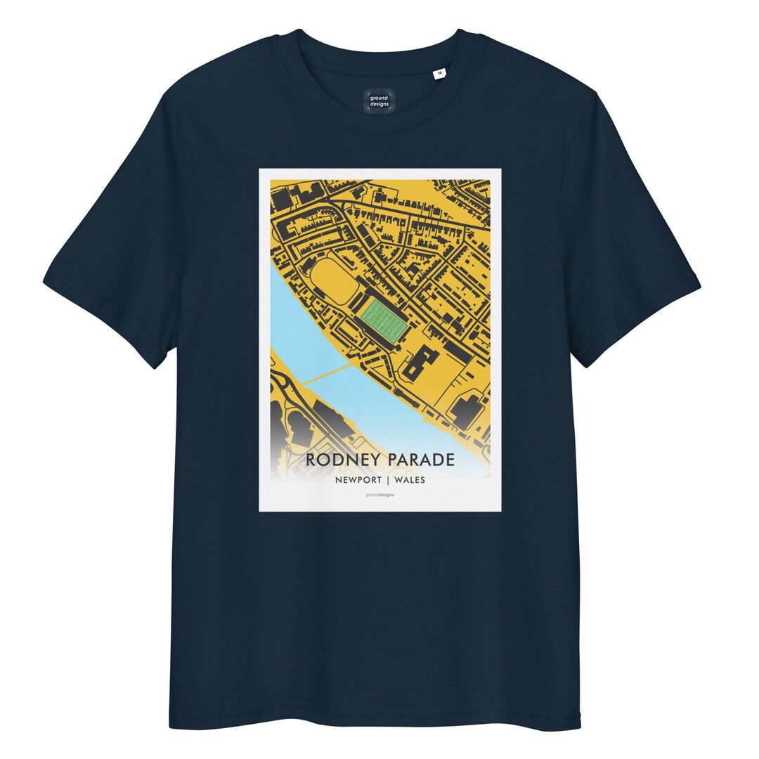 Rodney Parade Stadium Map T-shirt – Newport County Football Fan Gift - Etsy
