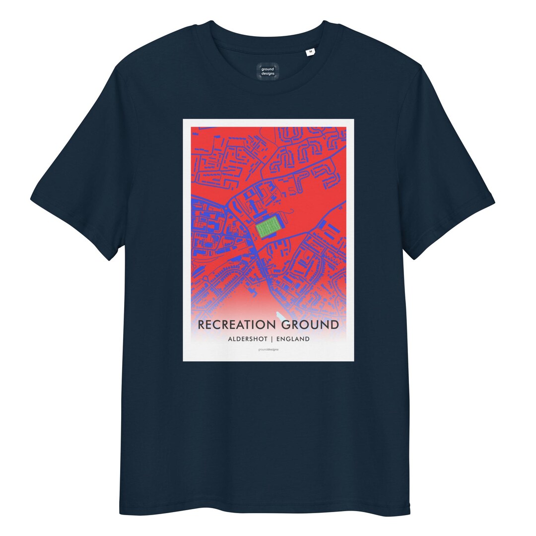 Aldershot Town Stadium Map T-shirt – Football Fan Gift - Etsy