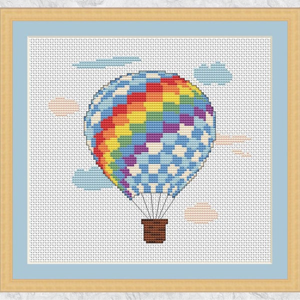 Balloon Cross Stitch - Etsy