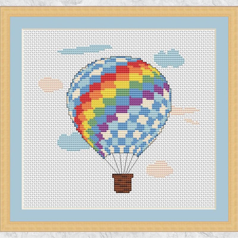 Balloon Cross Stitch - Etsy