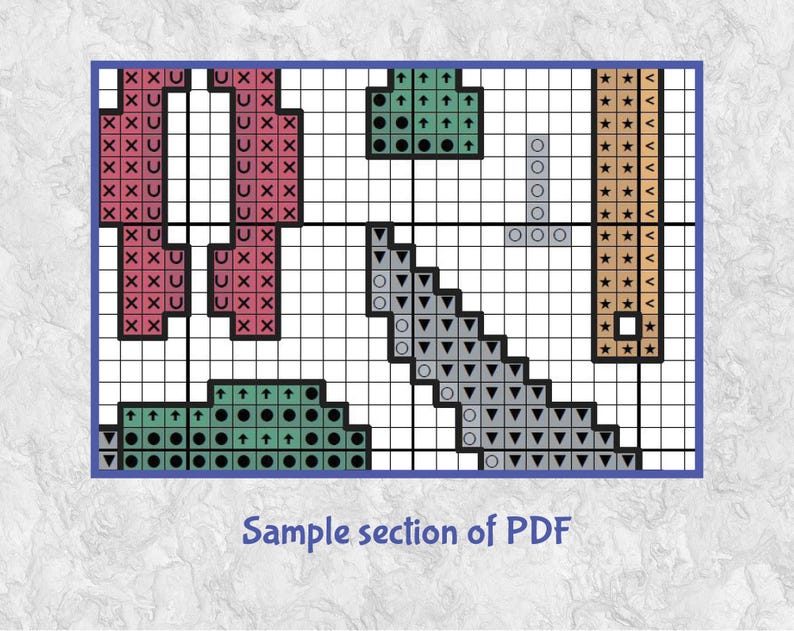 DIY and Construction Workers Christmas Tree Cross Stitch Pattern ...