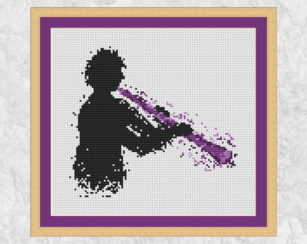 Clarinet Cross Stitch Pattern (male), Clarinetist, Modern Jazz and ...