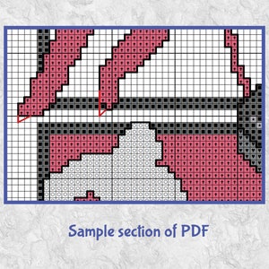 Ice Hockey Cross Stitch Pattern, Hockey Players Silhouettes, Chart for ...