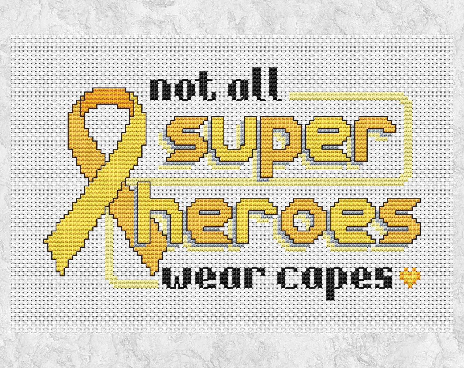 Awareness Ribbon Cross Stitch Pattern Modern Inspirational - Etsy UK